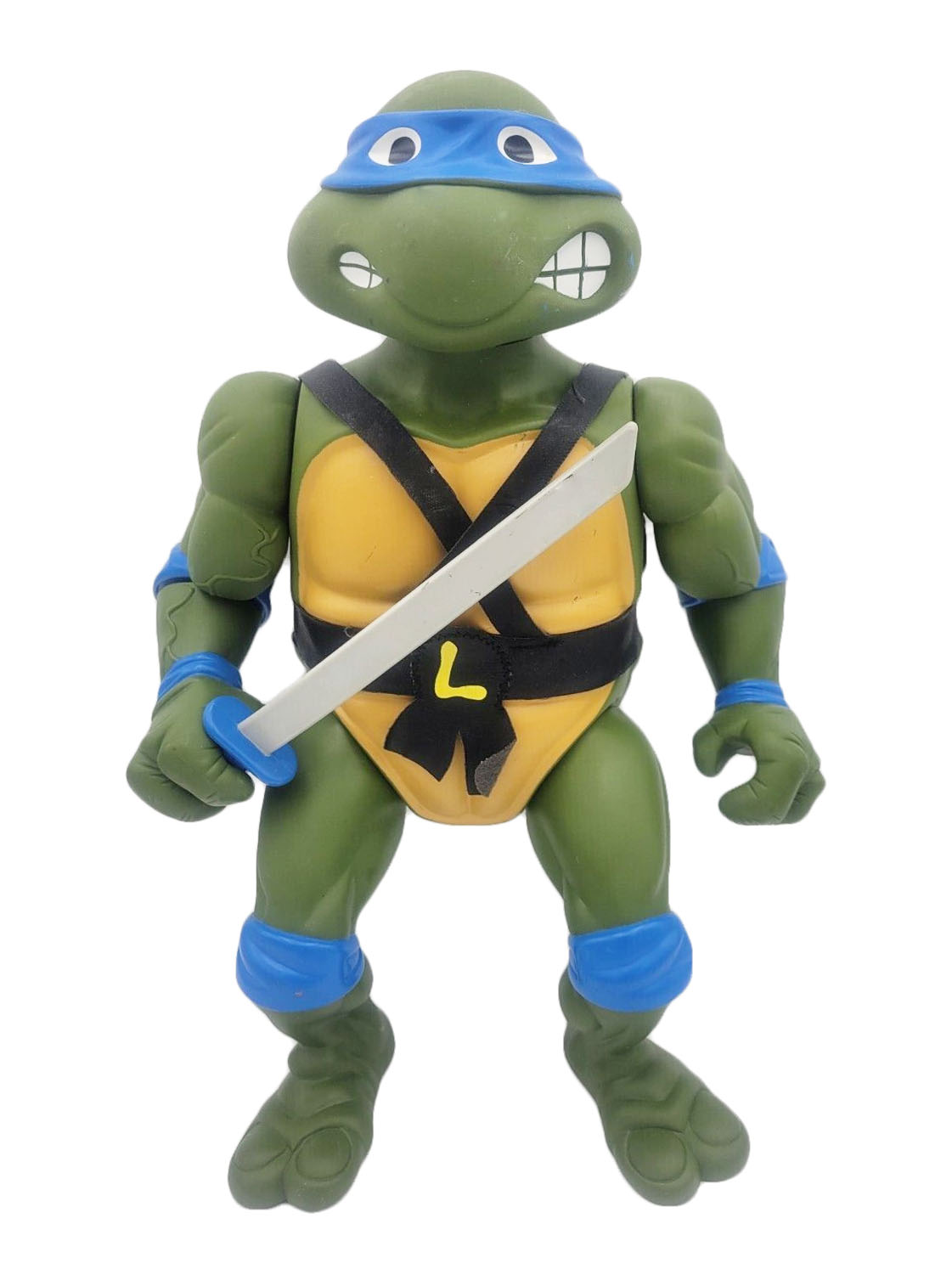 TMNT Giant Leonardo (Playmates Toys - Figurine 1990) - Tortuepédia