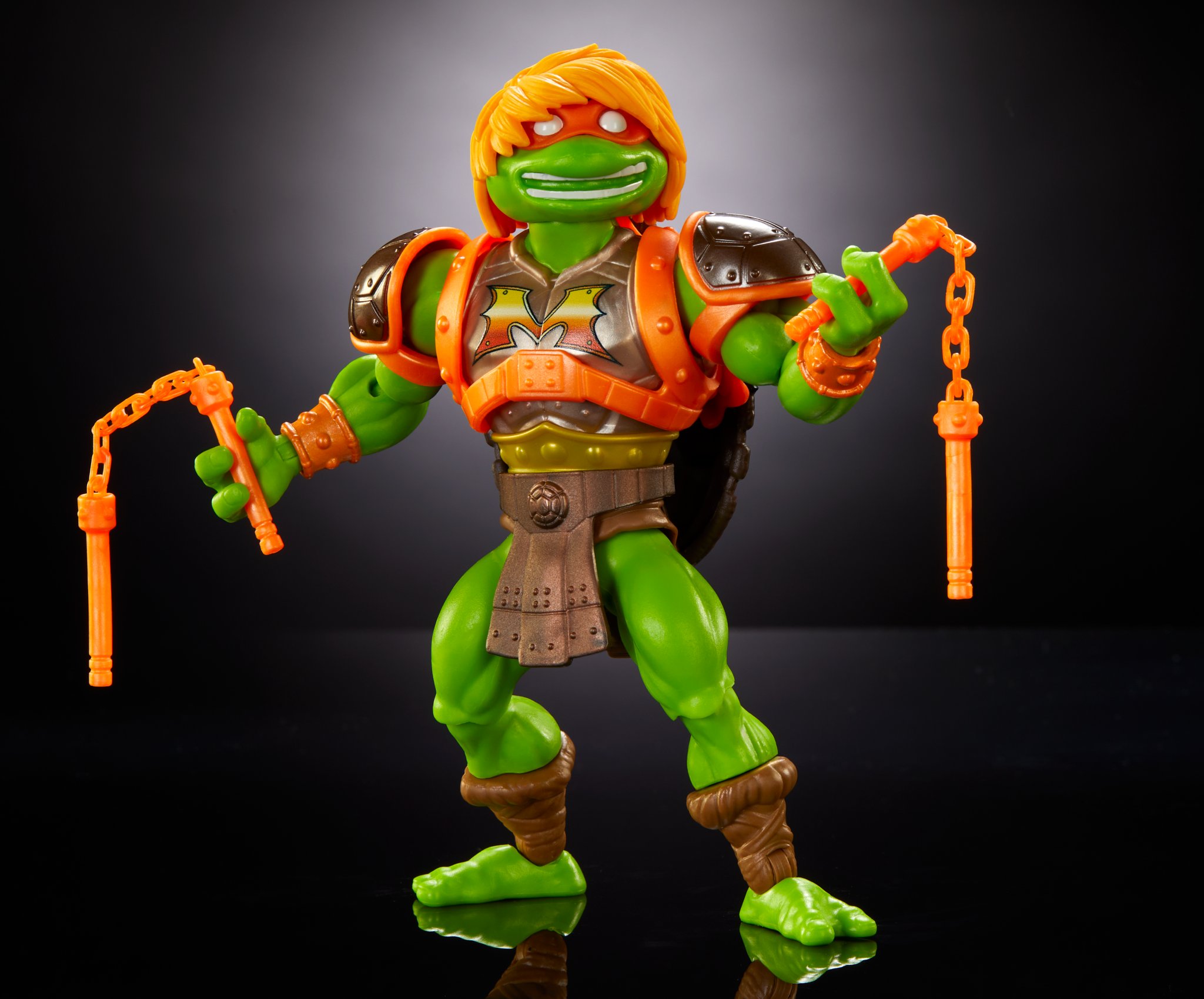 MOTU x TMNT - Michelangelo (Mattel – Figurine 2024) - Tortuepédia