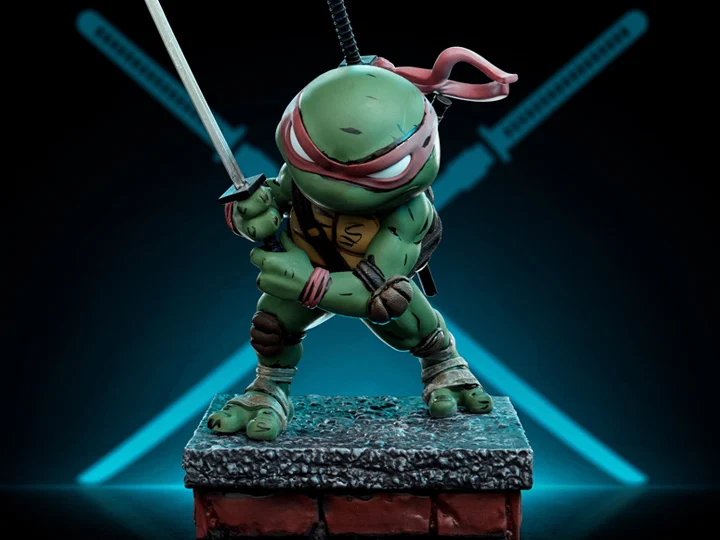 TMNT MiniCo Leonardo V.2 red mask version (Iron Studios – Statuette ...
