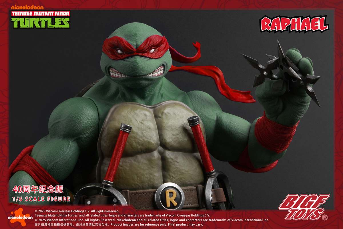 BIGF-002 1/6 Scale TMNT Raphael 40th anniversary edition (BigF Toys ...