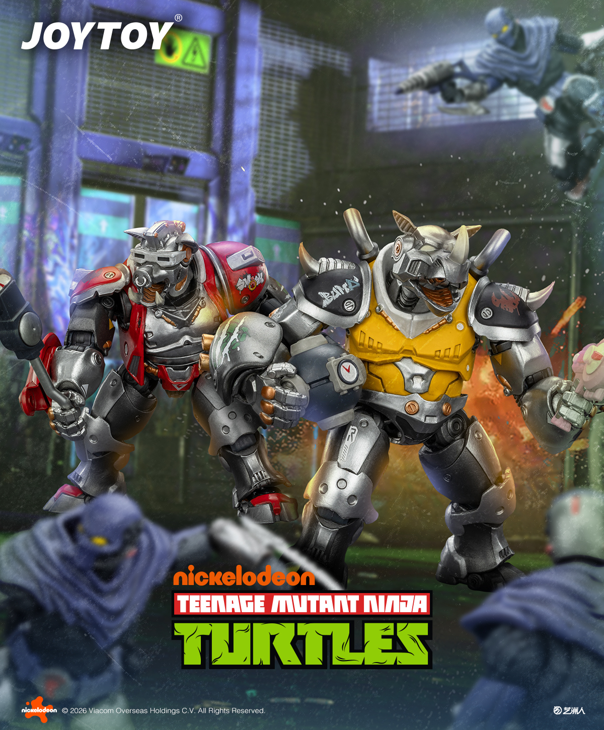 Super Bebop et Mighty Rocksteady débarquent chez JoyToy ! - Tortuepédia
